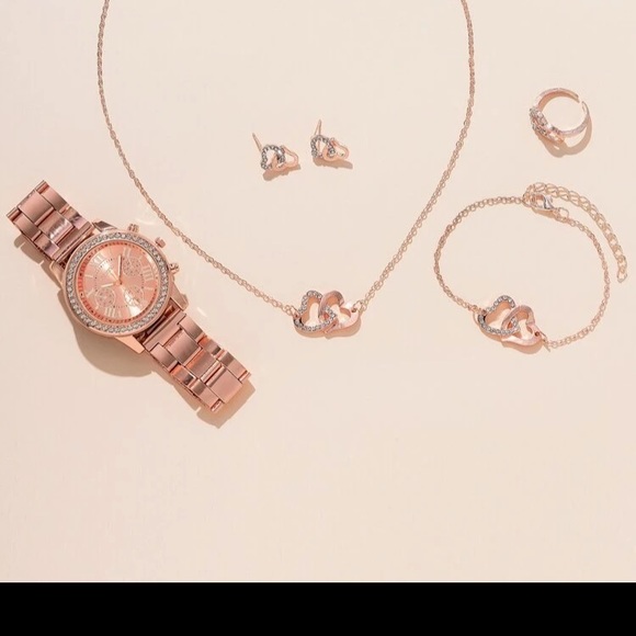 Accessories | Nwt Gorgeous Watch And Jewelry Set | Poshmark